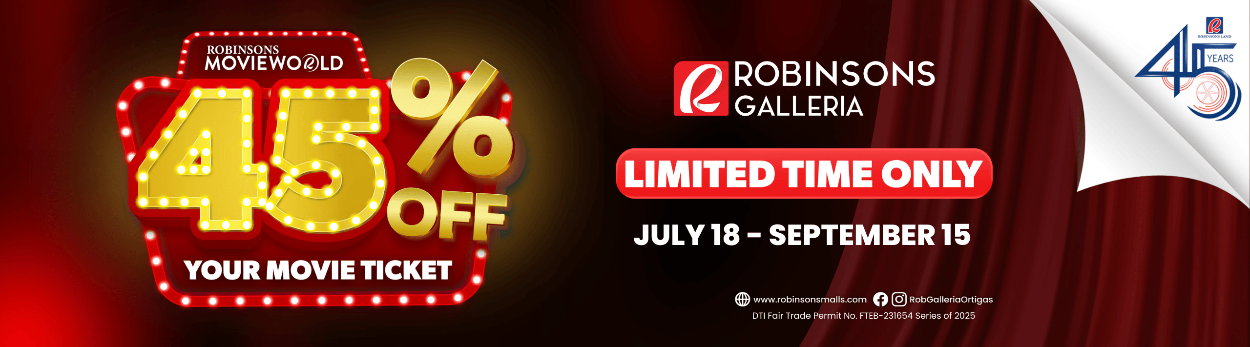 Robinsons Movieworld Promo | Robinsons Malls